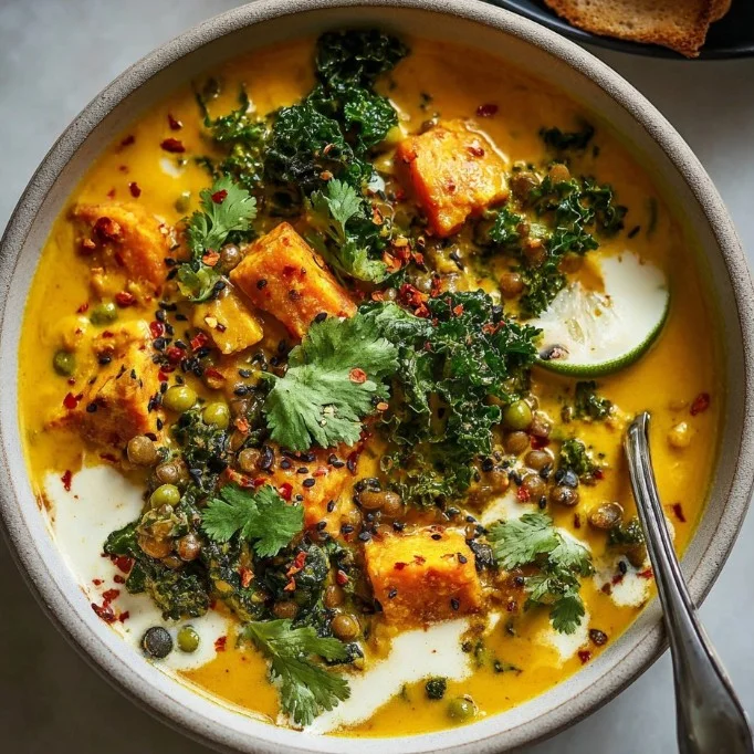 Ginger Sweet Potato & Coconut Milk Stew